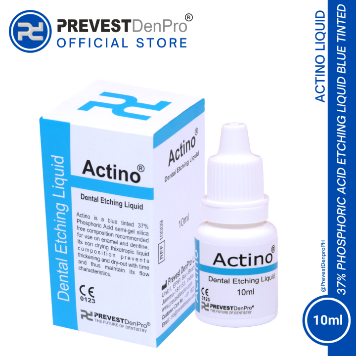 Actino Liquid (37% Phosphoric Acid Etching Liquid, Blue Tinted ...