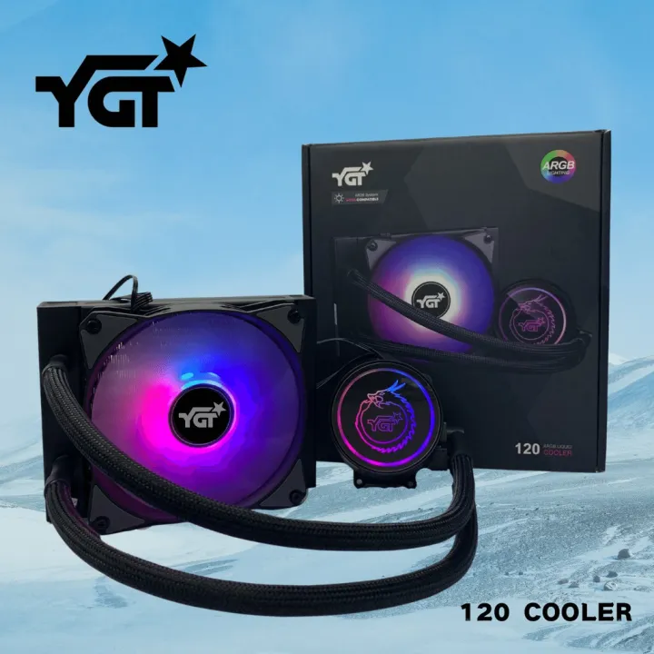 YGT 120mm Liquid Cooling Fan for Computer Case liquid cpu cooler ...