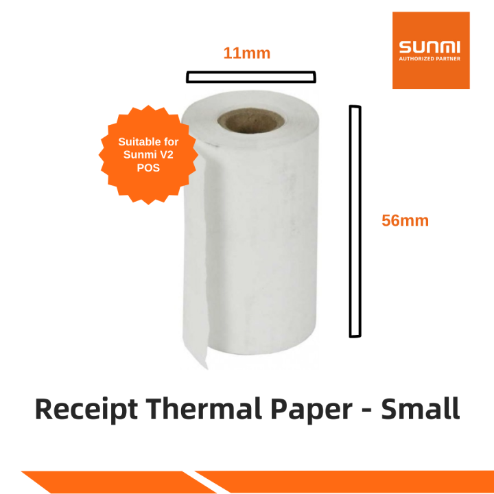 Thermal Paper (Small) 11mm x 56mm | Lazada PH