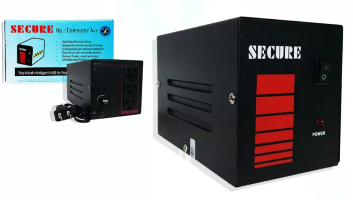 Secure AVR 500 Watts 3x220V Output (Original Secure) | Lazada PH