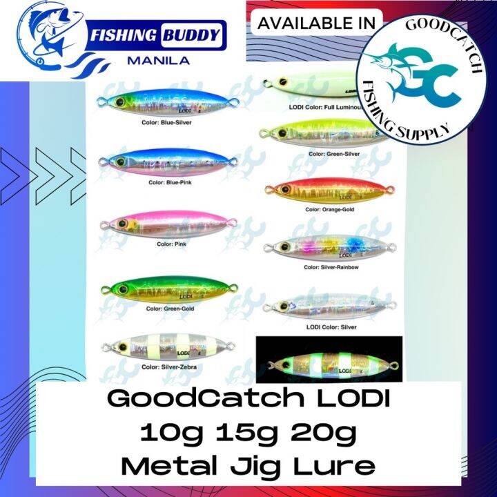 GC LODI Metal Jig Lure 10g 15g 20g lures jigs philippines | Lazada PH