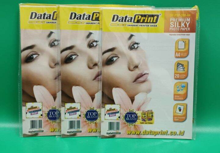 PAPER DATA PRINT PREMIUM SILKY / KERTAS FOTO DATA PRINT SILKY | Lazada ...
