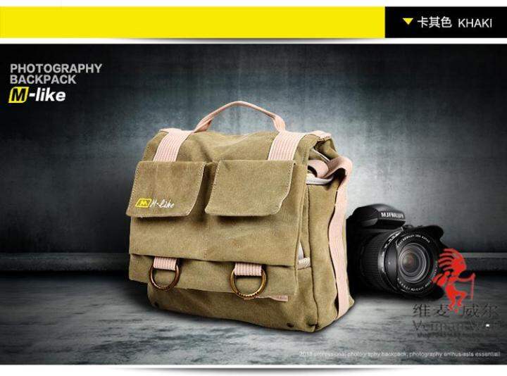 Large National Geographic 2346 canvas camera bag SLR digital bag slung ...