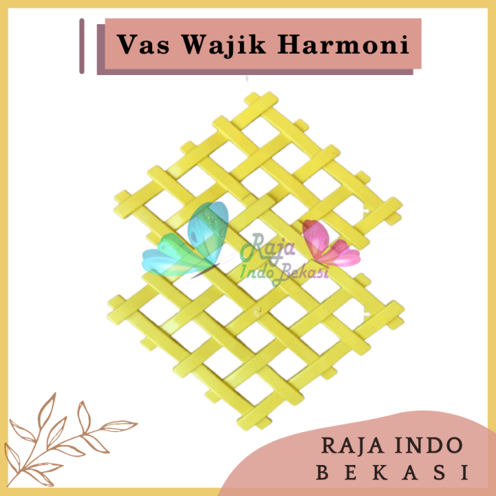 Raja Indo Bekasi Pagar Wajik Harmoni Kuning Ornamen Bunga Vas Wajik ...