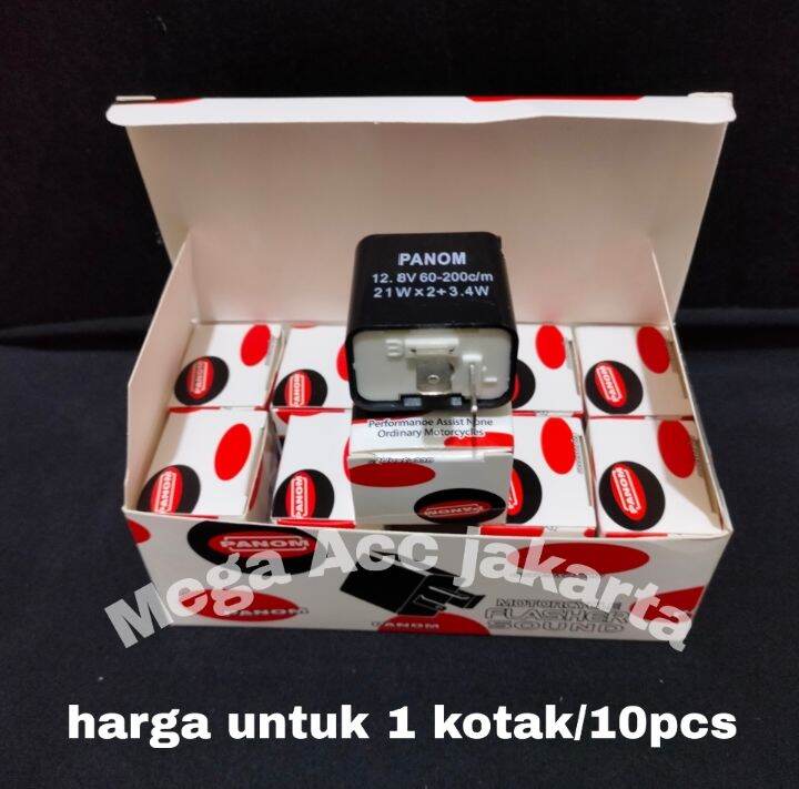 (10 PCS) Flasher sein led bunyi flaser sen panom bisa setelan kedip cepat motor universal ...