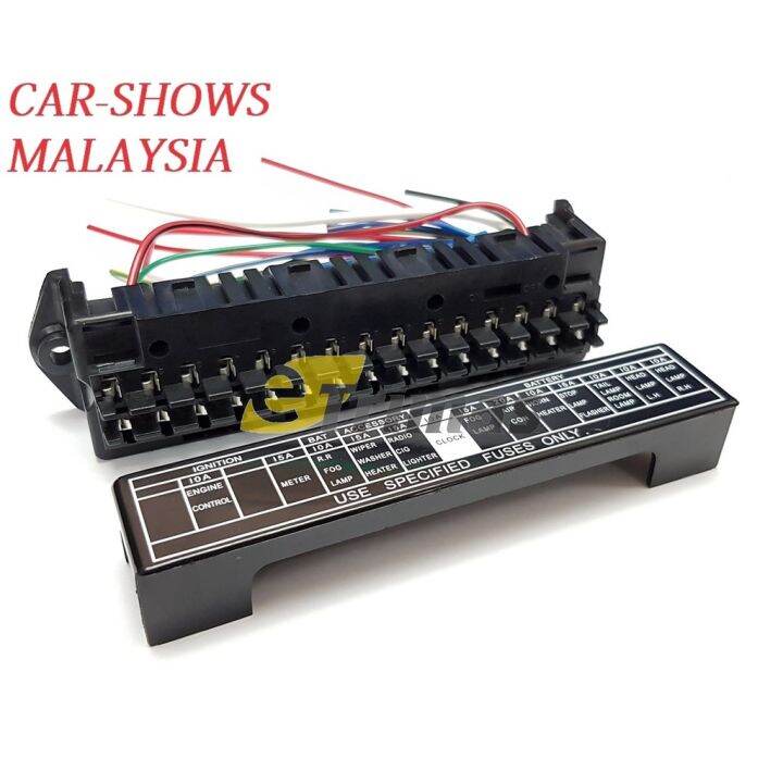 15 Poles Automotive Plug In Fuse Block Modify Myvi Viva Axia Alza | Lazada