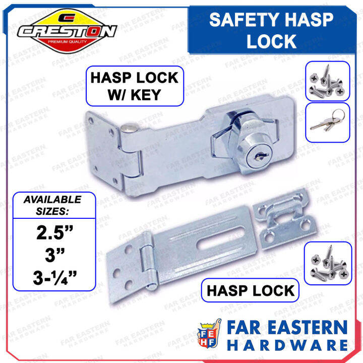 CRESTON Safety Hasp Lock CRDH | Lazada PH