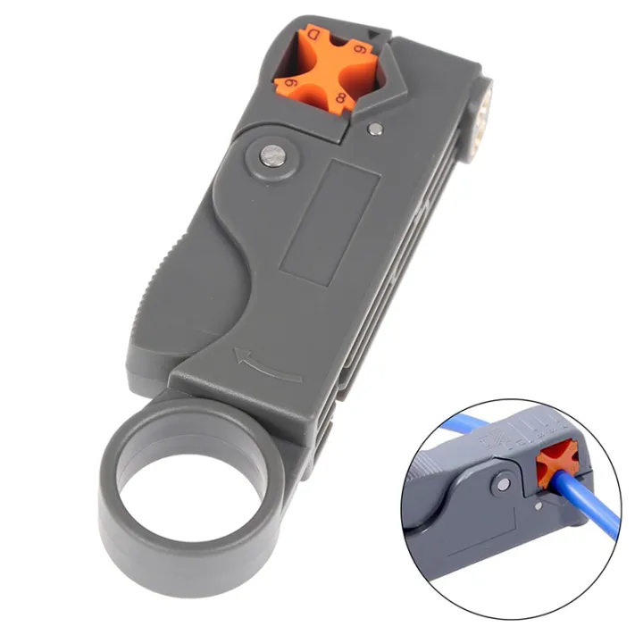 Regh RG6/59 Wire Stripper Cable Cutter Pliers Double Blades Automatic ...