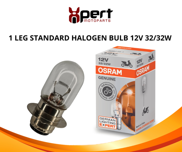 Original Osram 1 Leg Standard Halogen Bulb 12V 32/32W | Lazada PH
