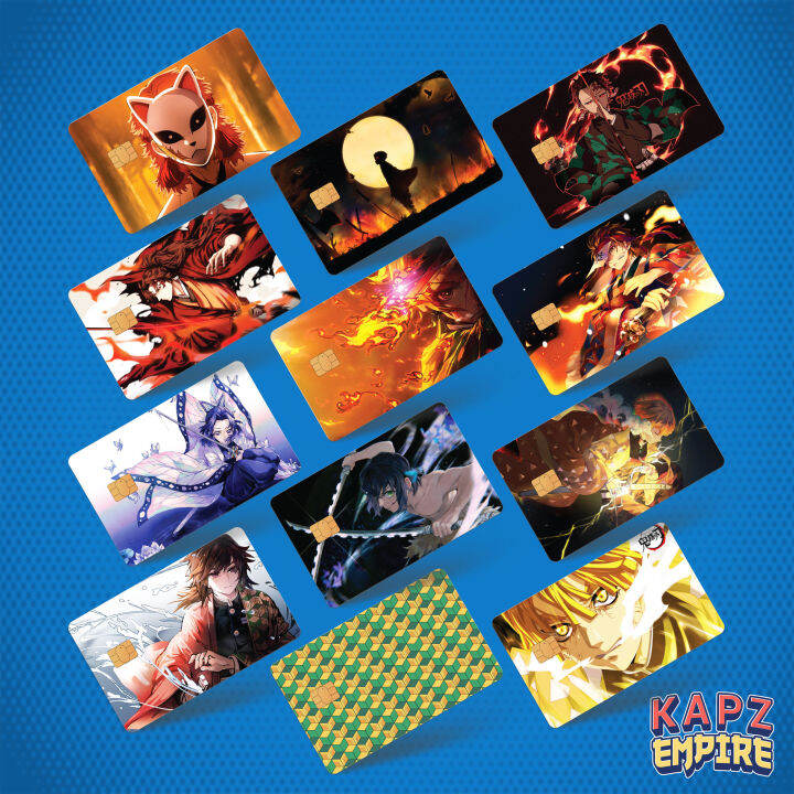 Demon Slayer ATM Bank Sticker Card Cover Access Touch n Go Skin Bank ...