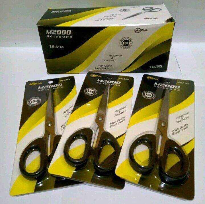 gunting m2000 kecil 1pak isi 12pcs | Lazada Indonesia