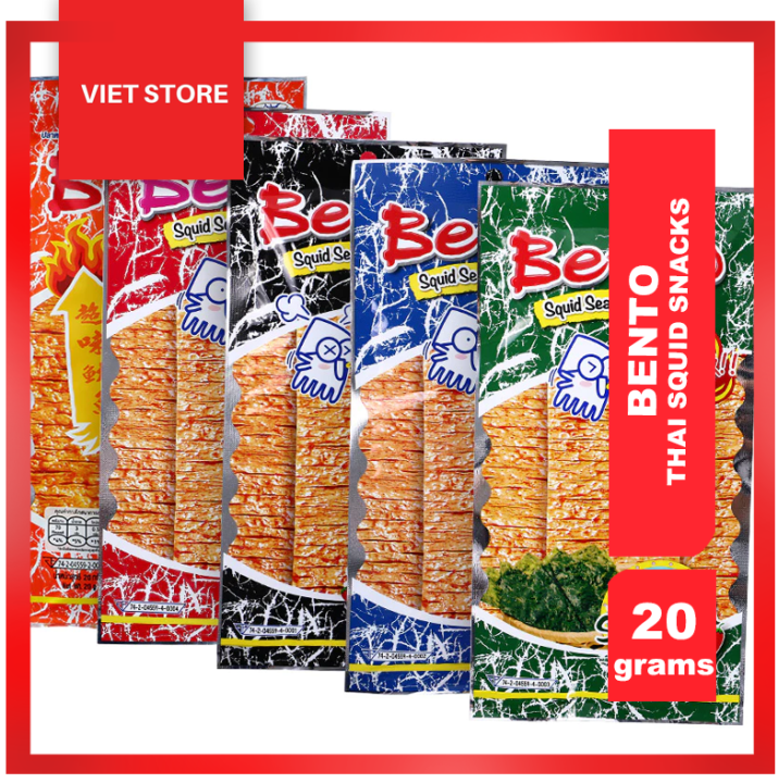 Viet Store Bento Squid Seafood Snack Thai Original Dried Squid Ready to ...