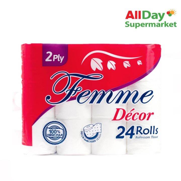 Femme Bathroom Tissue 300Sheets 2Ply 24'S | Lazada PH