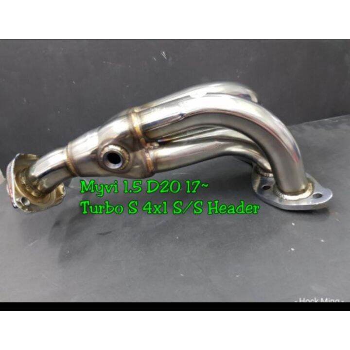 Myvi 1.5 D20 2017 / Bezza 1.3 2016 - Turbo S 4x1 Stainless Steel Header ...