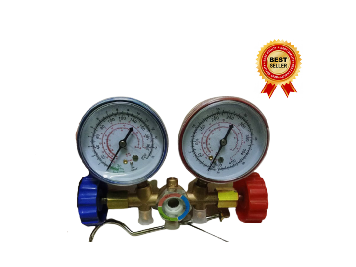 READY STOCK Car Aircond Fridge + 3 Pcs Hose Check Pressure Meter Gas ...