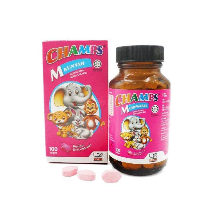 Champs C 100'S - Strawberry (Sugar Free) | Lazada