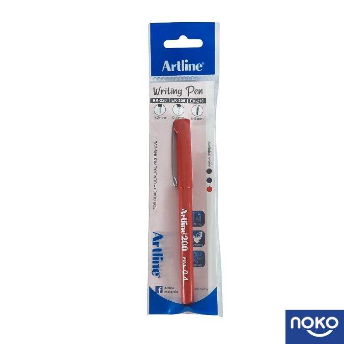 Artline Red Writing Pen - 0020 | Lazada