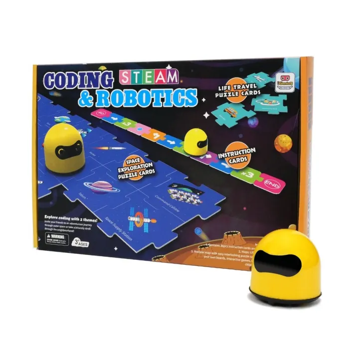 [พร้อมส่ง] รุ่นใหม่ ! ของเล่นเสริมพัฒนาการ v2 หุ่นยนต์ Coding Unplugged ...