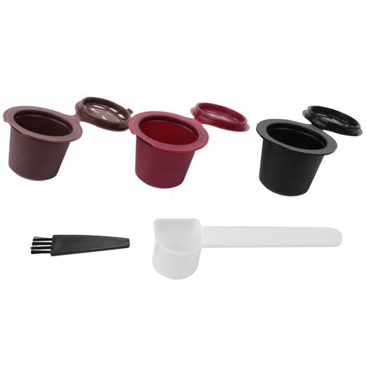 3 Pcs Refillable Reusable Espresso Capsule for Nespresso Coffee Machine ... 3 Pcs Refillable Reusable Espresso Capsule for Nespresso Coffee Machine ...
