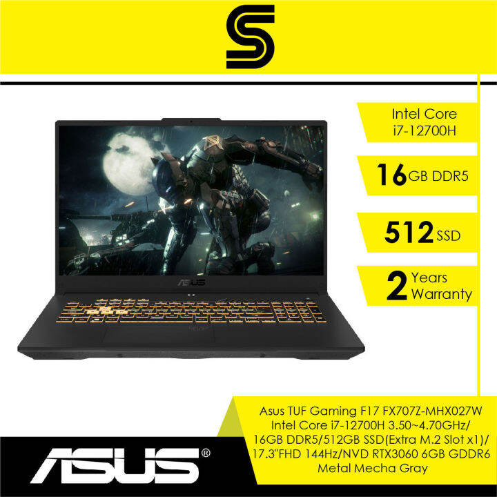 Asus Laptop TUF Gaming F17 (2022) FX707Z-MHX027W Metal Mecha Gray/Intel ...