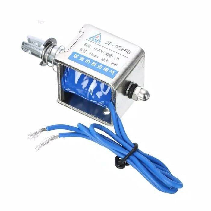 push pull solenoid selenoid 12V 2A 10mm 20N push solenoid 12v dc ...