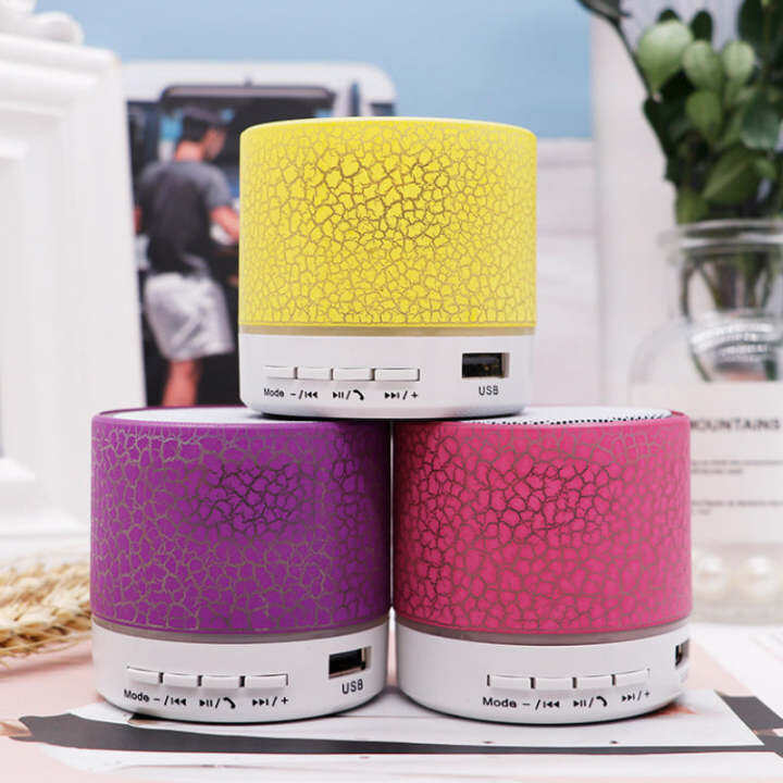 Mini Speaker Portable Bluetooth Speaker with light Portable Speaker ...