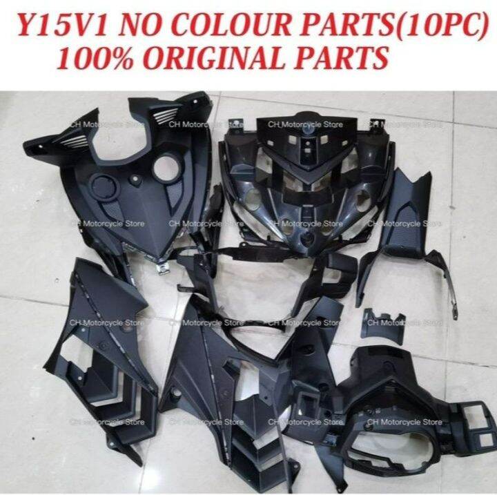 Original Yamaha Y15ZR V1 V2 Inner Cover Set Matt No Color Hong Leong 100% Genuine Coverset | Lazada