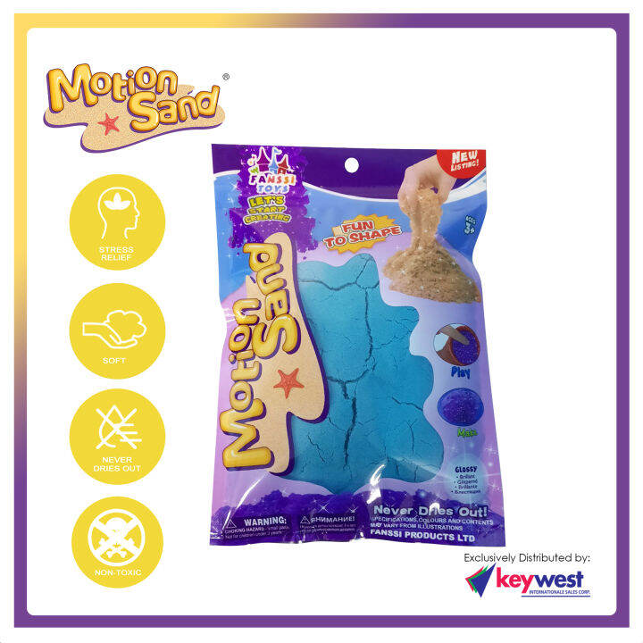 Motion Sand Blue Motion Air Stretchy Sand (500 grams) | Lazada PH