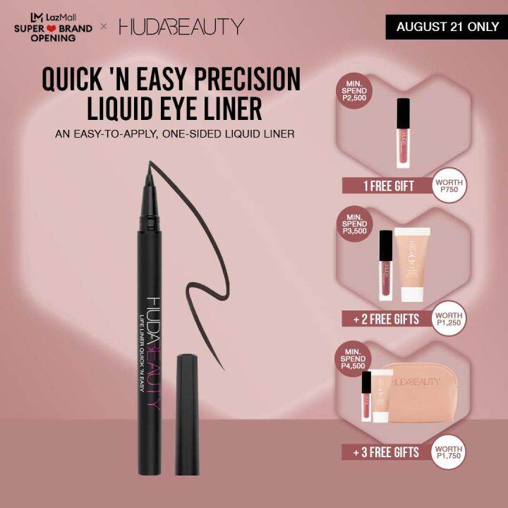 HUDA Beauty Quick 'N Easy Precision Liquid Liner | Lazada PH