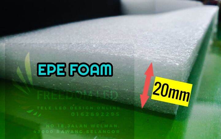 PE Foam 20mm (Length 75cm to 100cm) thickness EPE Polyethylene Foam ...