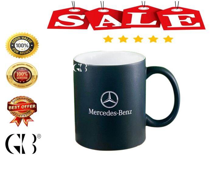 GB-STORE [100% ORIGINAL] Mercedes Benz mug Ceramic coffee cup | Lazada