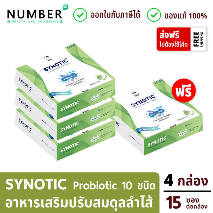 Synotic ซินโนติค อารหารเสริมปรับสมดุลลำใส้ ด้วย Prebiotic 6 ชนิด เสริม ...