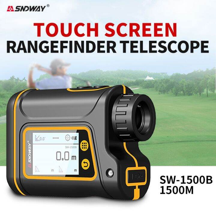 Laser Rangefinder Golf Hunting Measure Telescope Sndway Rangefinder 100 ...
