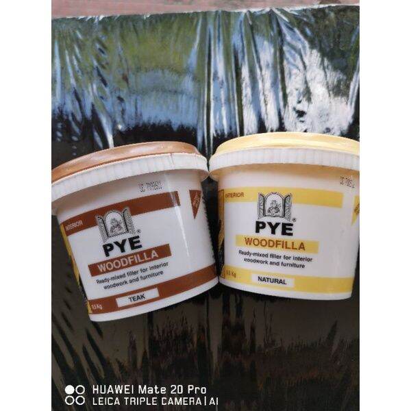 PYE WOOD FILLA TEAK / NATURAL 0.5KG READY MIXED PENAMPAL KAYU PYE ...