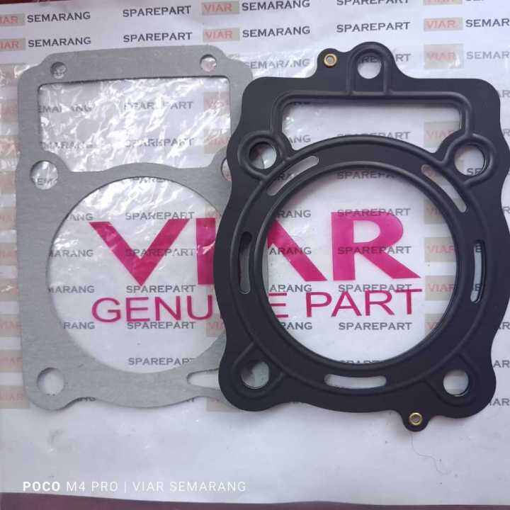 Paking top set viar 300 cc 3 lapis original gasket blok 300 tipe lama ...