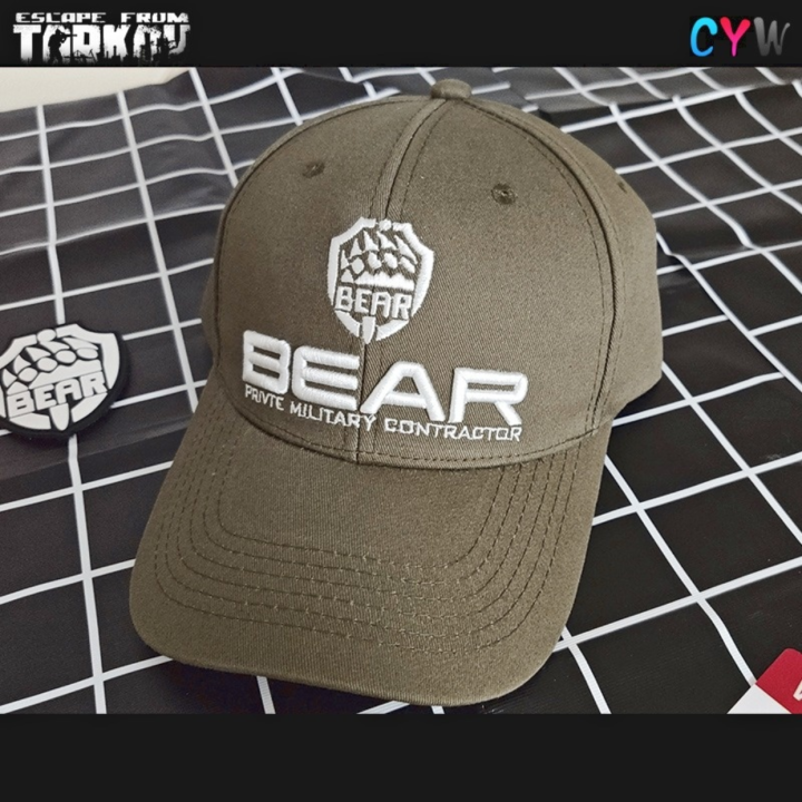 Escape From Tarkov Bear Cap Baseball Caps Cosplay USEC BEAR Basdball ...