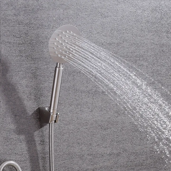 SUS 304 Stainless Steel High Pressure Bathroom Hand Shower Head | Lazada PH