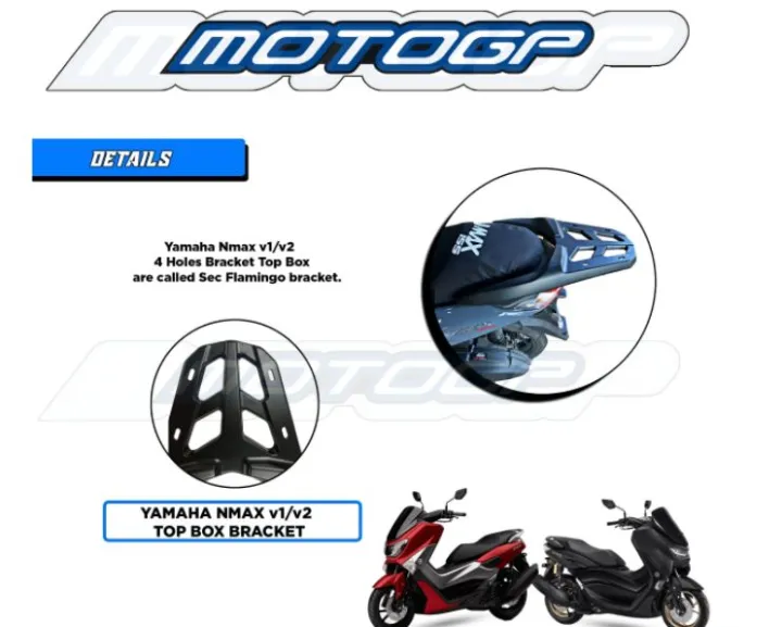 YAMAHA Nmax V1 V2 Top Box Flamingo Bracket Heavy Duty | Lazada PH