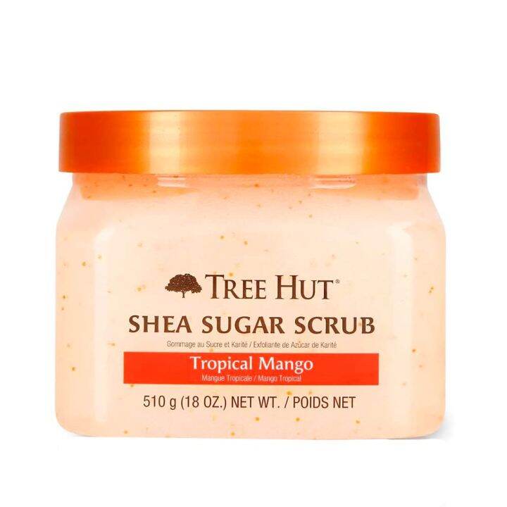 Tree Hut Shea Sugar Scrub Tropical Mango 18oz Ultra Hydrating And