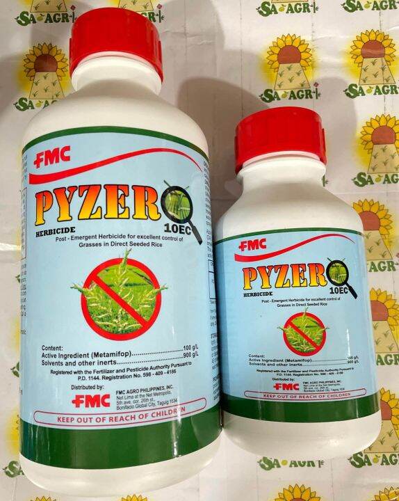 PYZERO 10EC METAMIFOP POST-EMERGENT HERBICIDE (1 Liter / 500mL) BY FMC ...