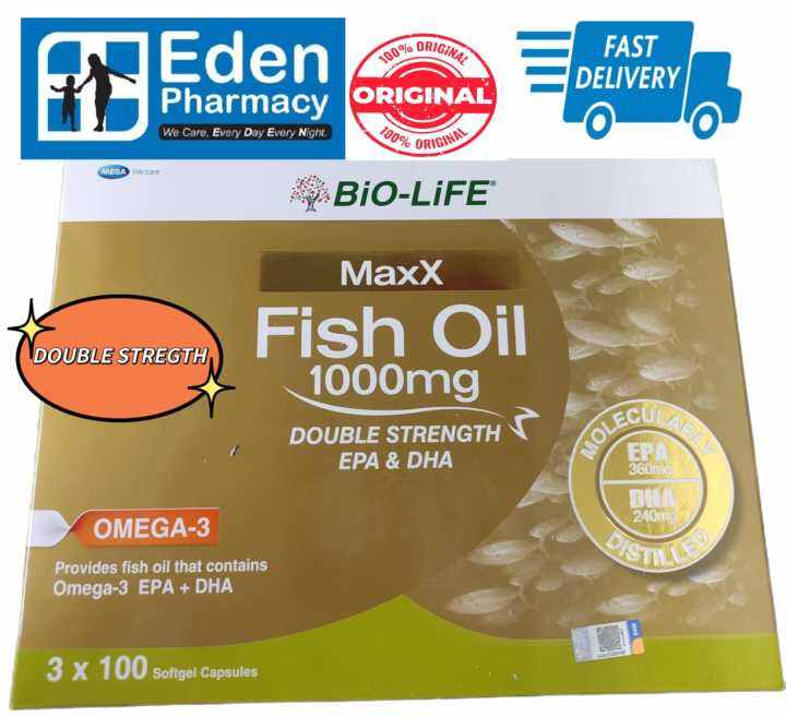 Bio-Life MaxX Fish Oil 1000mg | Lazada