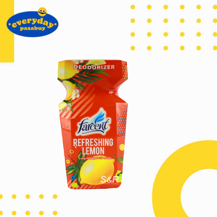 Farcent Deodorizer Refreshing Lemon 350g | Lazada PH