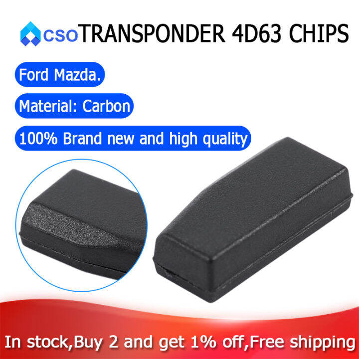 4D63 80bit Remote Key Carbon Chip Virgin Transponder Chip For Ford ...