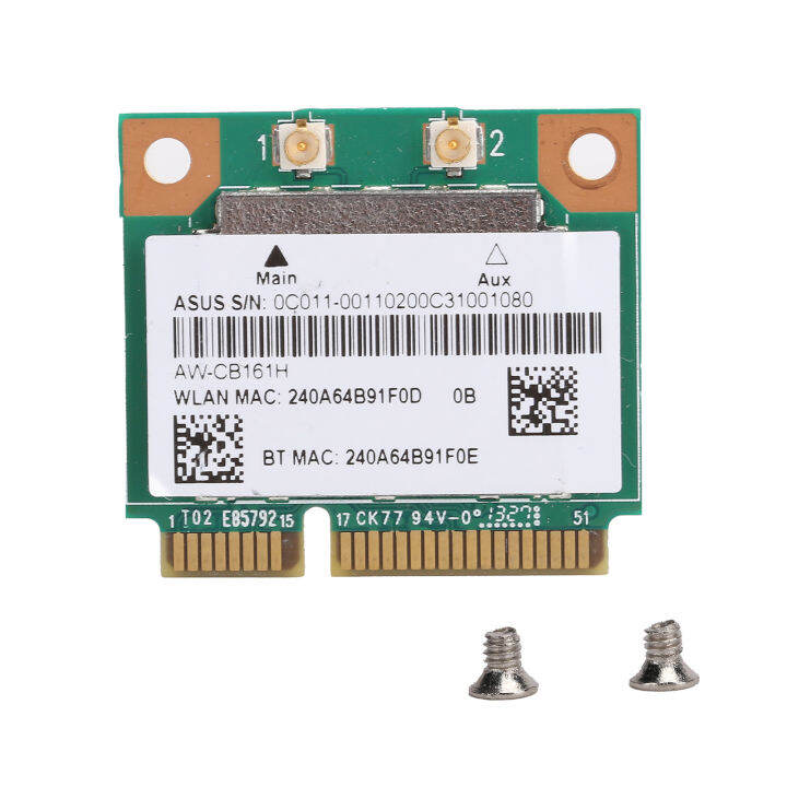 โมดูล Wifi Mini PCI‑E 2.4/5.0GHz Bluetooth 4.0 AW‑ CB161H 433Mbps 802 ...