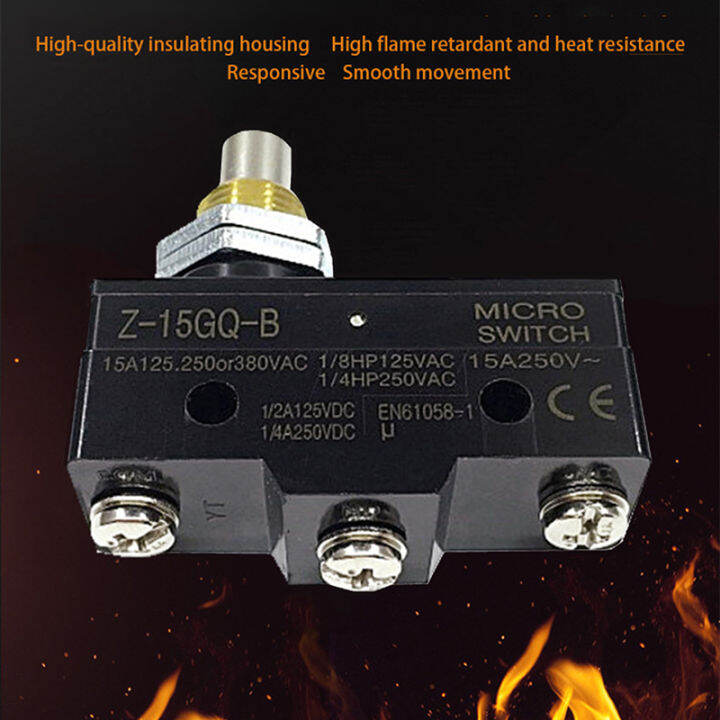 Refreshing Z-15GQ-B Push Button Plunger Momentary Micro Limit Switch SPDT 15A 250VAC G35 | Lazada PH