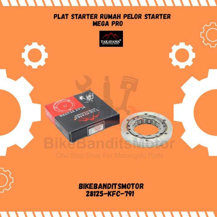 Plat Starter / Rumah Pelor Starter / One Way Starter Mega Pro / TIger N ...