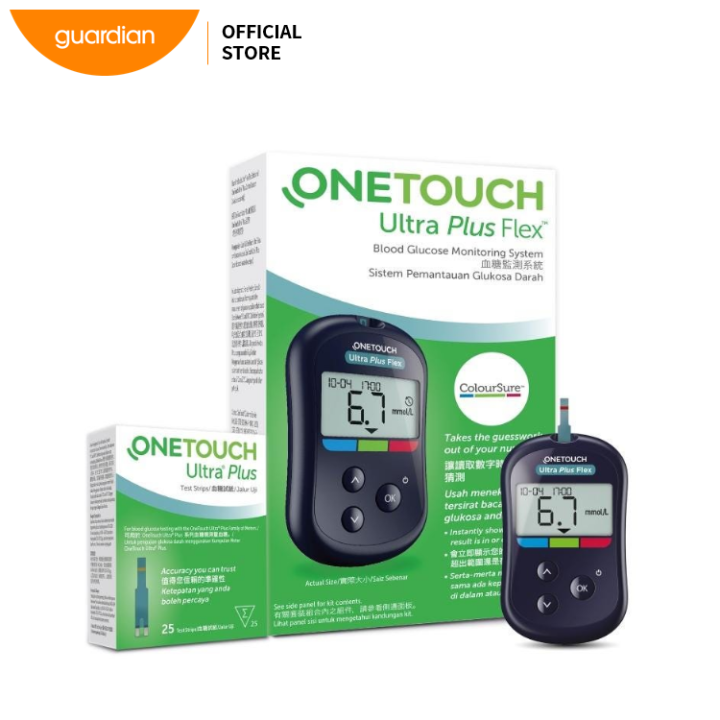 OneTouch Ultra Plus Flex Meter + Ultra Plus Strip 25's | Lazada