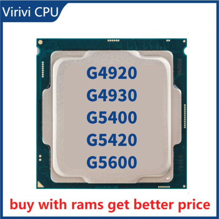 Intel G4920 G4930 G5400 G5420 G5600 CPU LGA1151 | Lazada PH