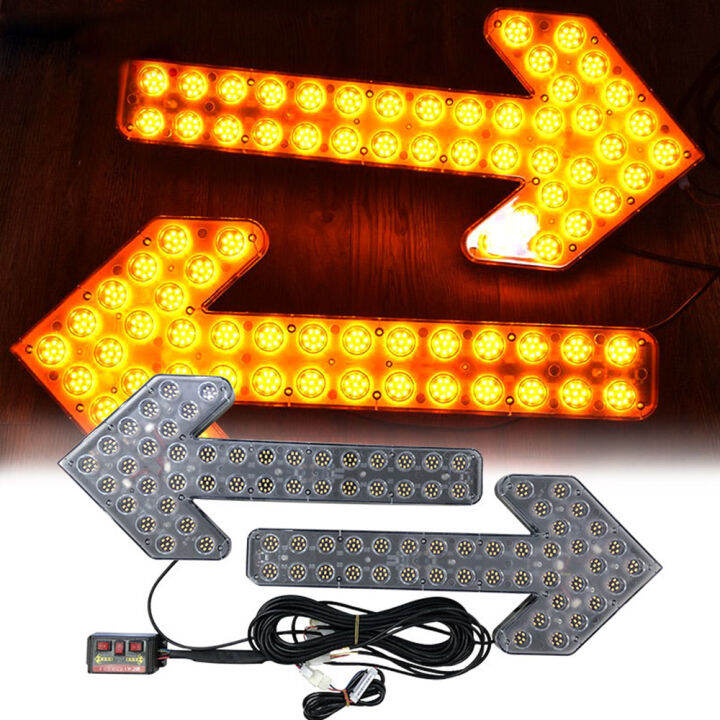 24V LED ARROW SIGN LIGHT ARROW TYPE WARNING LIGHT ROAD SAFETY & CONSTRUCTION (FLASH) 24V LED ...