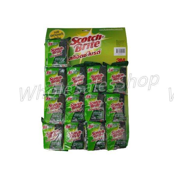 3M SCOTCH BRITE DISH PLATES CLEANING SPONGE SPAN CUCI PINGGAN MANGKUK ...